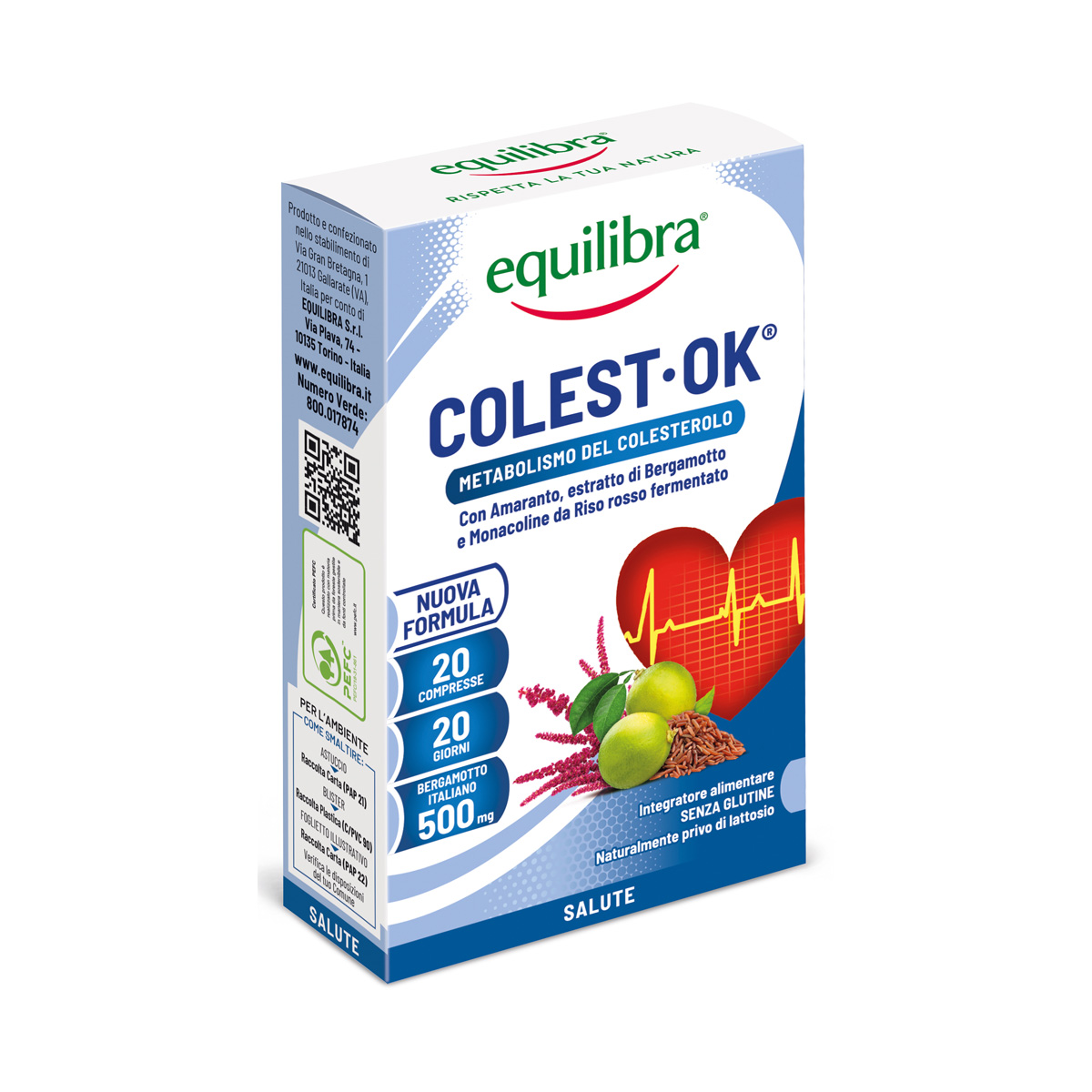 Equilibra Colest-ok 20 tab 15430 | LECO