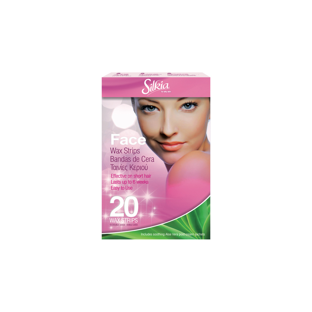 Silkia Wax Facial strips depil trake 15432 | LECO