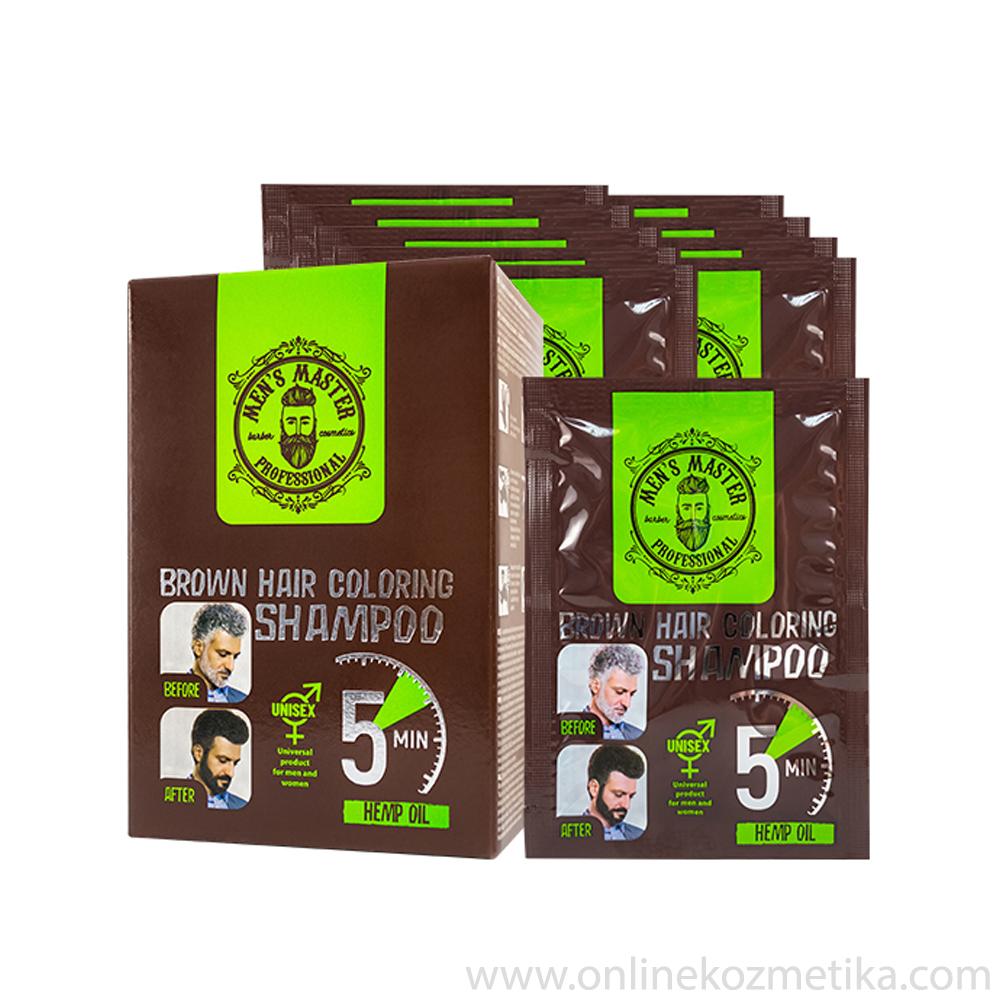 MM Colouring Shampoo Brown kesica 25ml 15607 | LECO