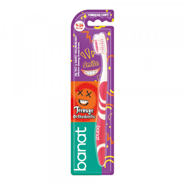 BANAT ČETKICA TEENAGE ORTHODONTIC SOFT 17373 | LECO